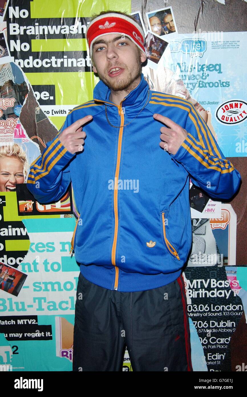 Goldie Lookin Chain's Mike Balls during their appearence on MTV's TRL ...