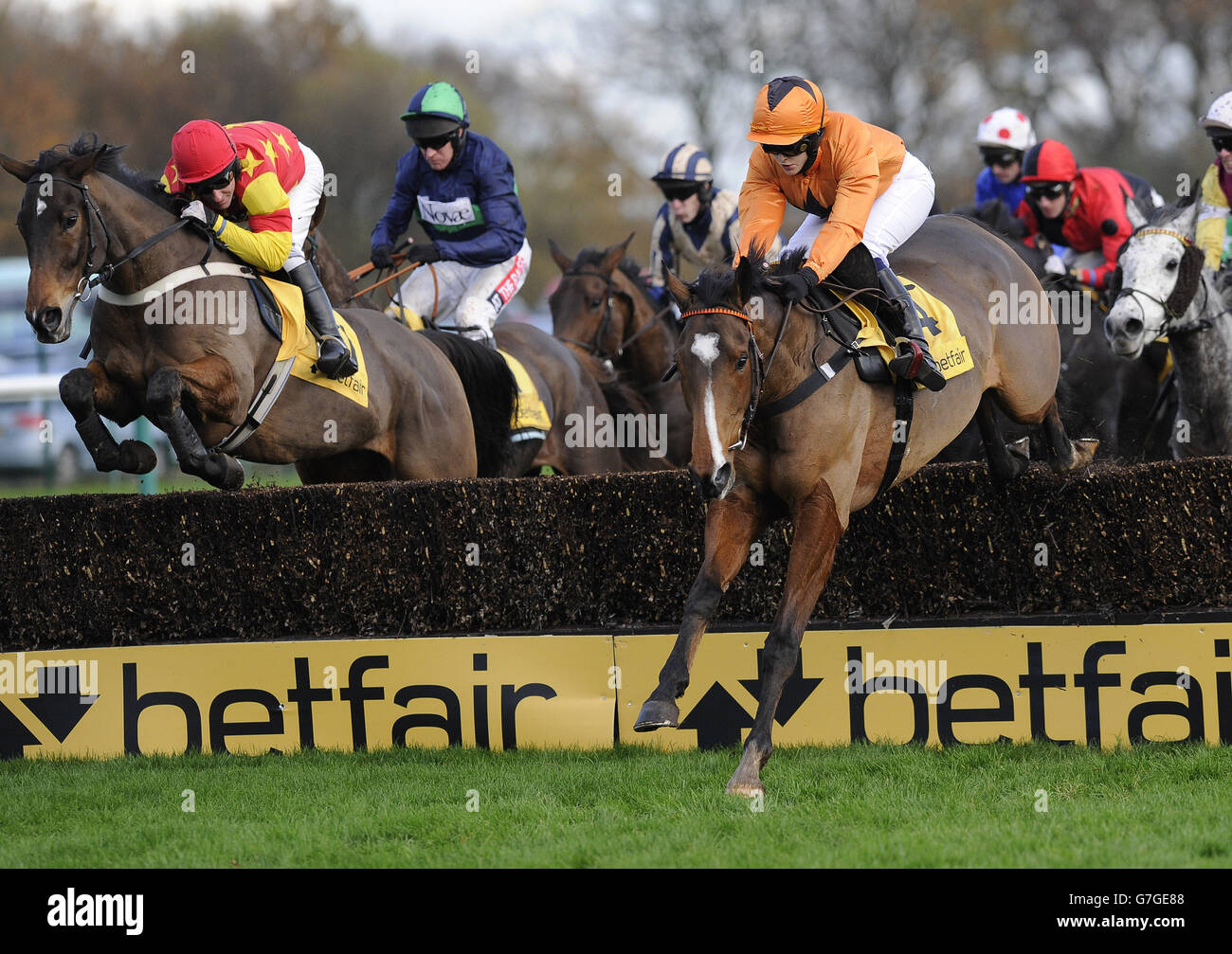Betfair chase day haydock racecourse hi-res stock photography and ...