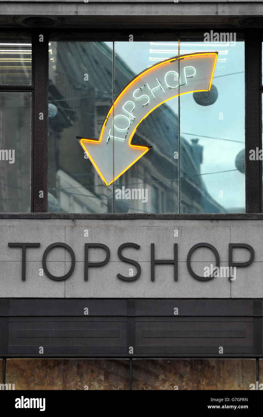 General view topshop on oxford street hi-res stock photography and ...
