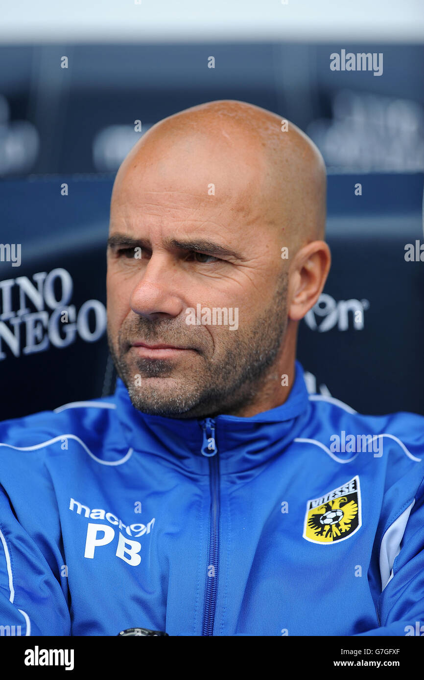 Soccer pre friendly bolton wanderers vitesse stadium hi-res stock ...