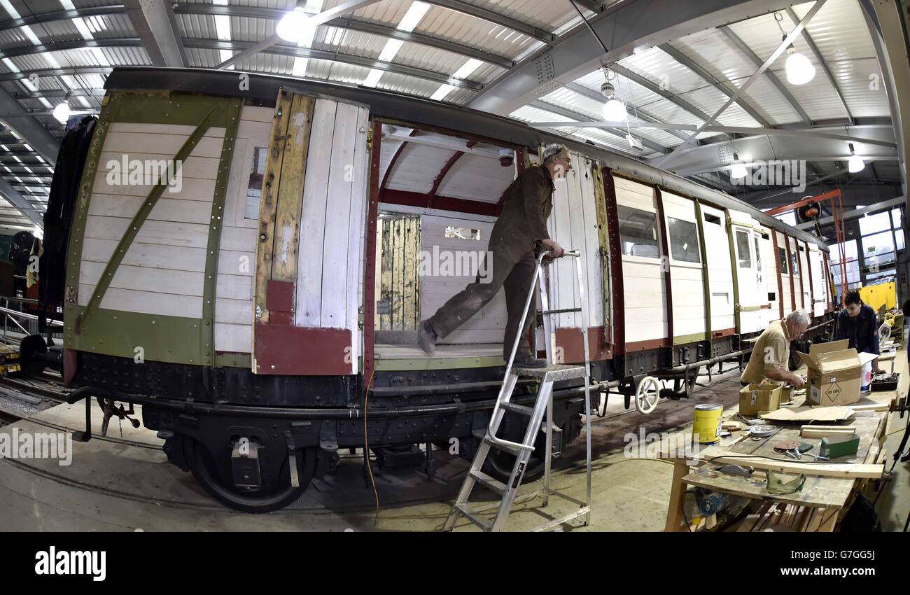 Finishing touches to the restoration work continues at the Southern ...