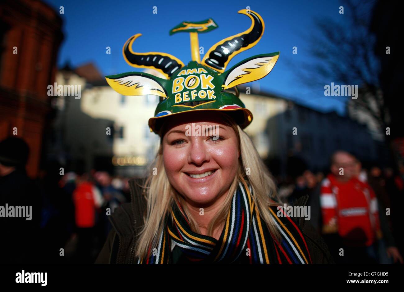 South african rugby fans hi-res stock photography and images - Alamy