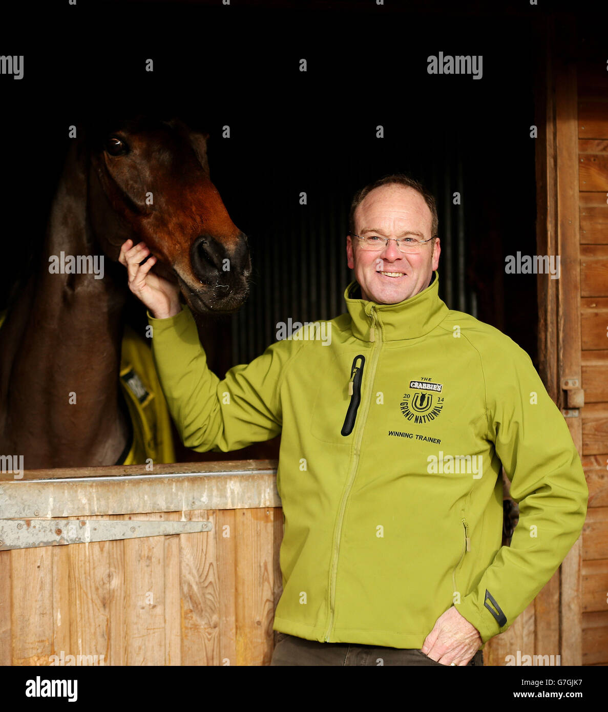 Grand national winner pineau de re photocall linacres farm hi-res stock ...