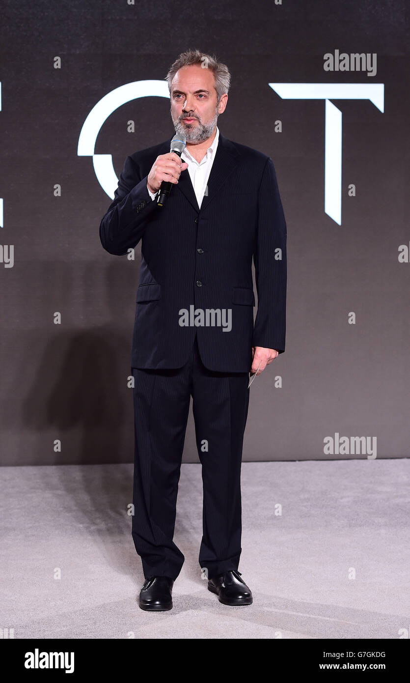 Director Sam Mendes at the reavealing of the new James Bond film at ...