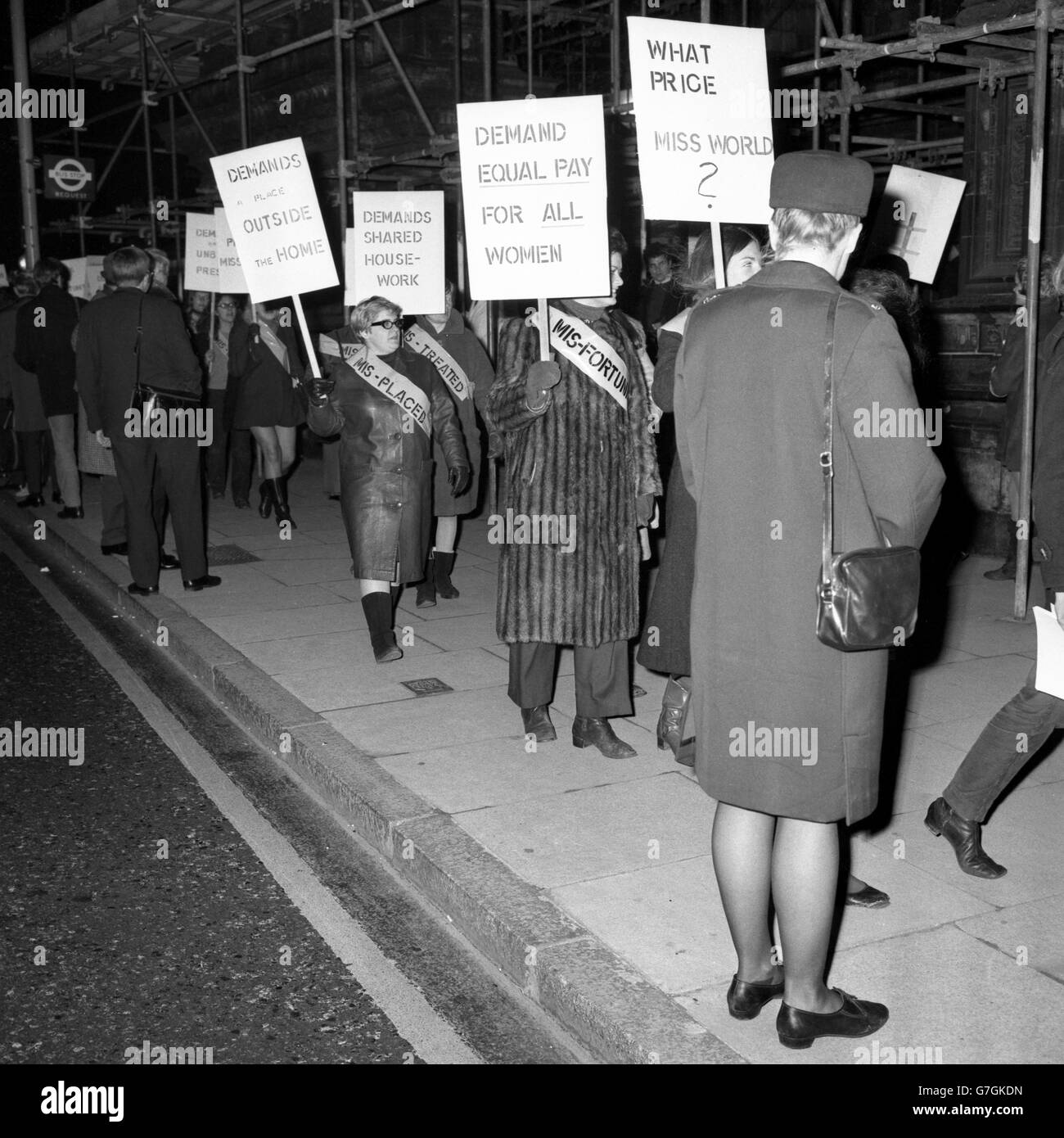 Miss World 1969 - Protests - Royal Albert Hall, London Stock Photo - Alamy