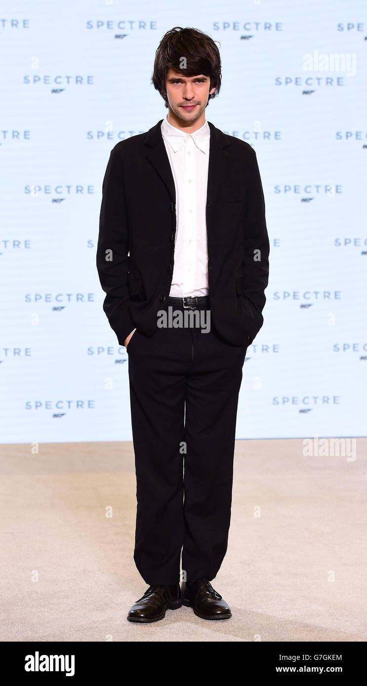 BOND 24 Live Announcement - London. Ben Whishaw at the revealing of the ...