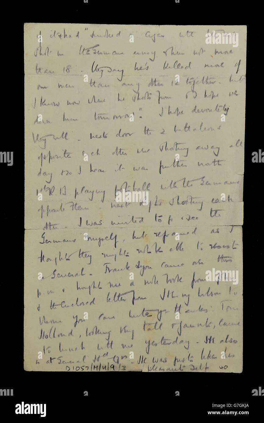 Christmas truce 1914 hi-res stock photography and images - Alamy