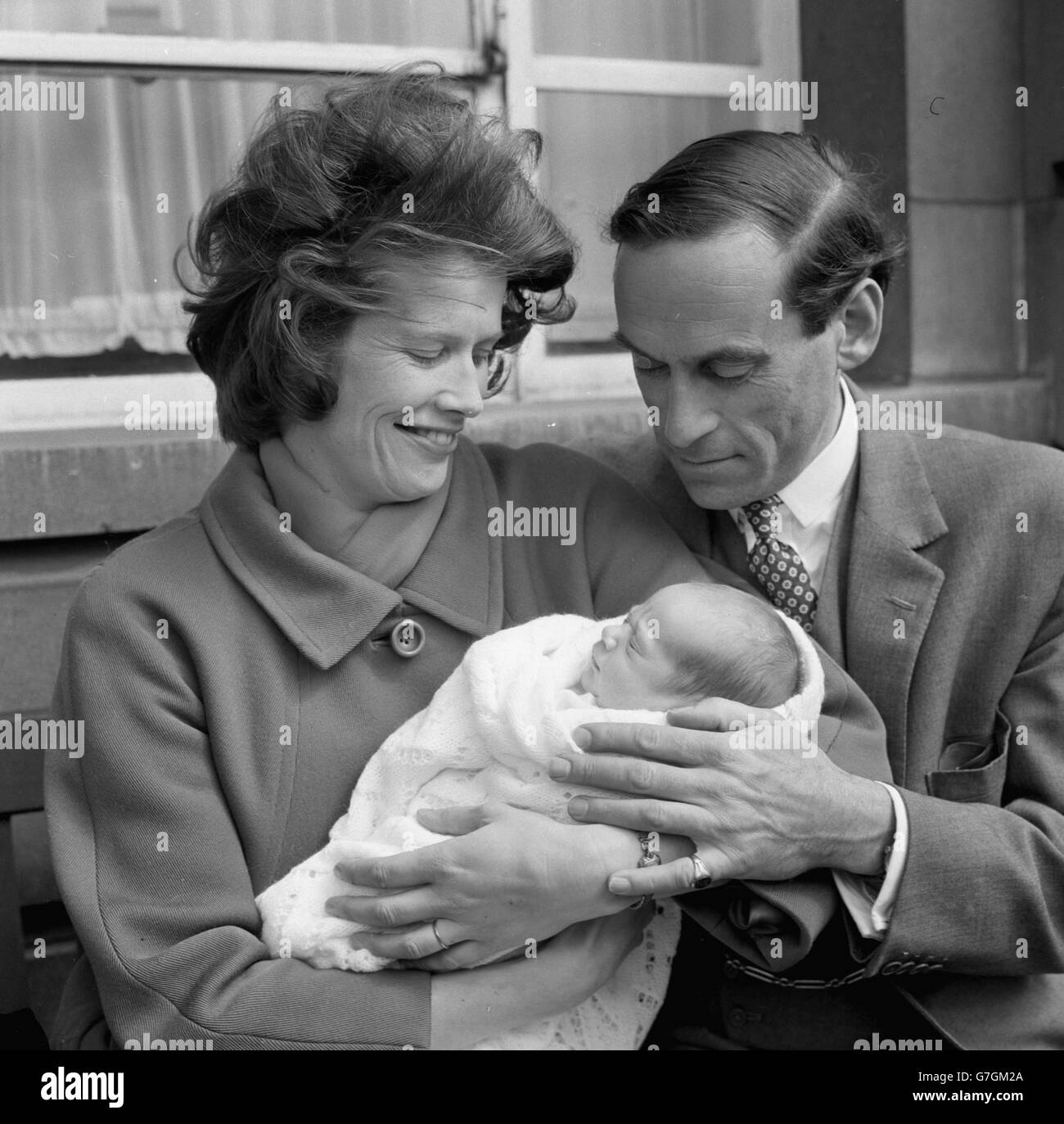 Liberal leader Jeremy Thorpe with his wife Caroline and son Rupert ...