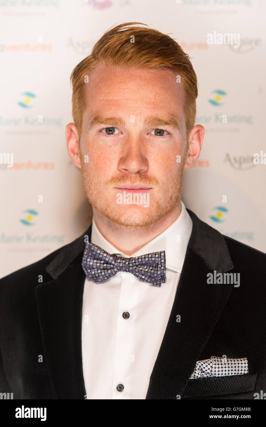 Greg Rutherford attends the Emeralds and Ivy Ball, hosted by the Marie ...