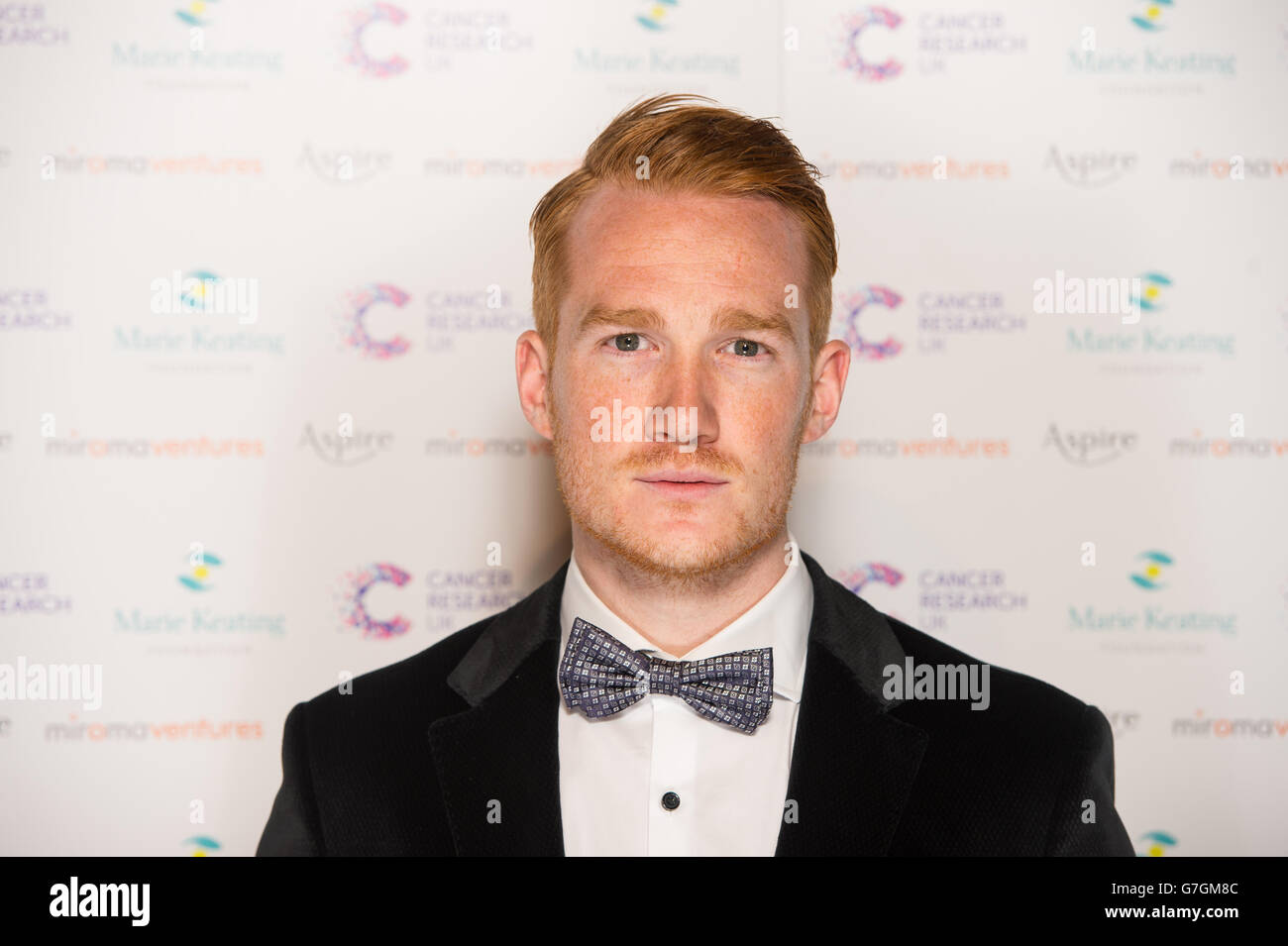 Greg rutherford attends emeralds ivy ball hi-res stock photography and ...