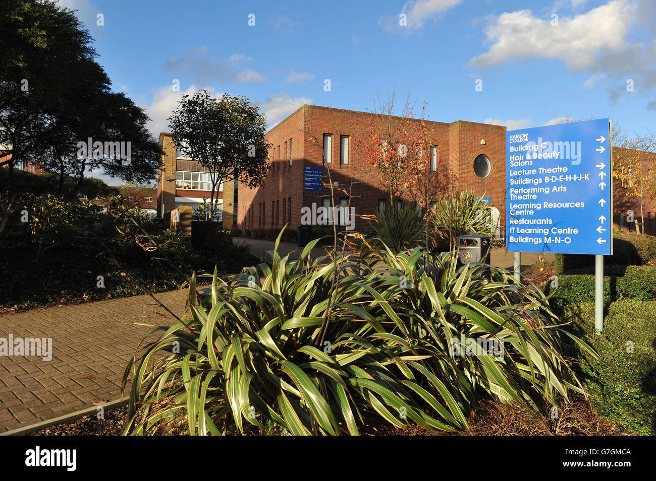 Harlow College stock Stock Photo - Alamy