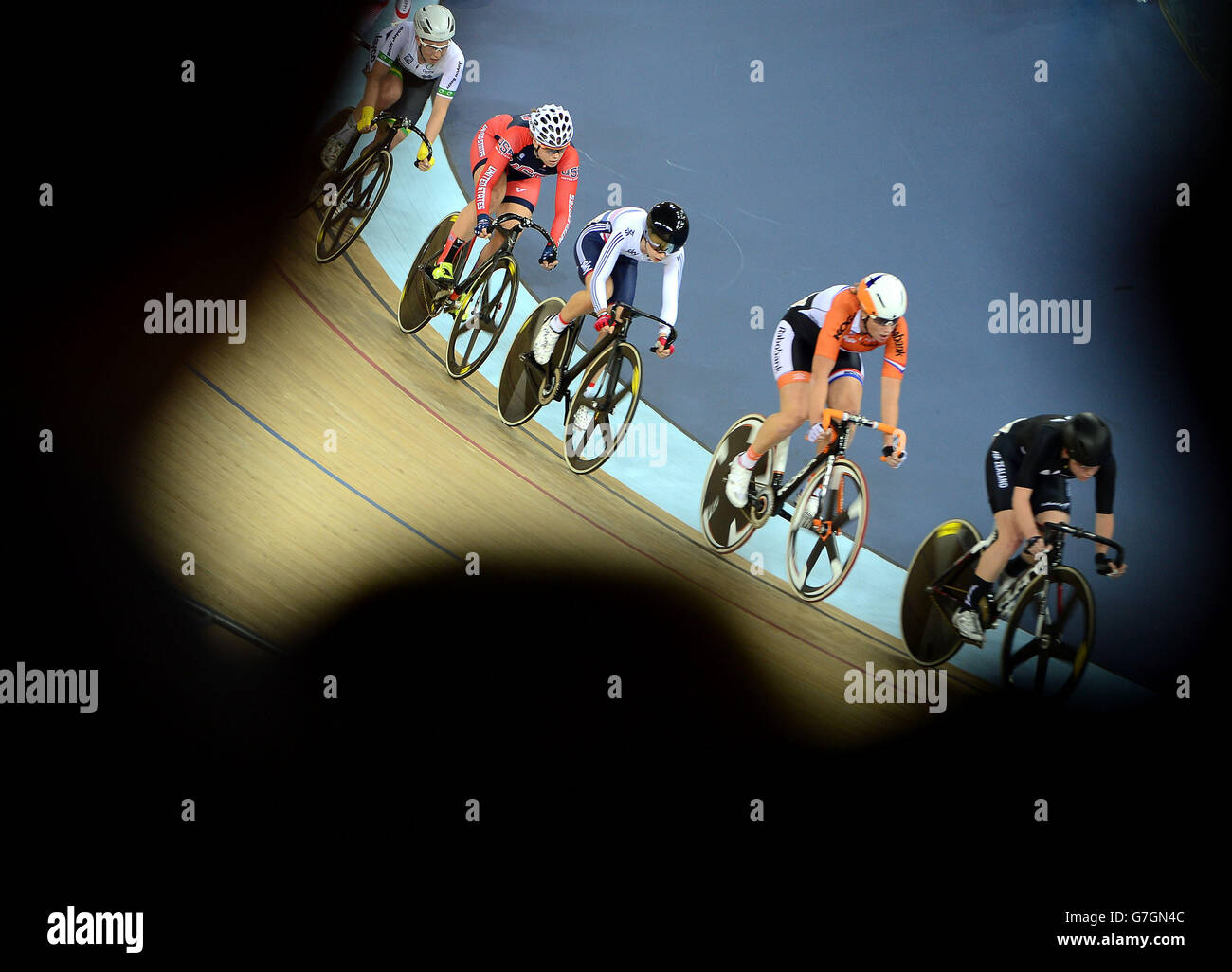 Points race uci track cycling world cup lee valley velopark hi-res ...