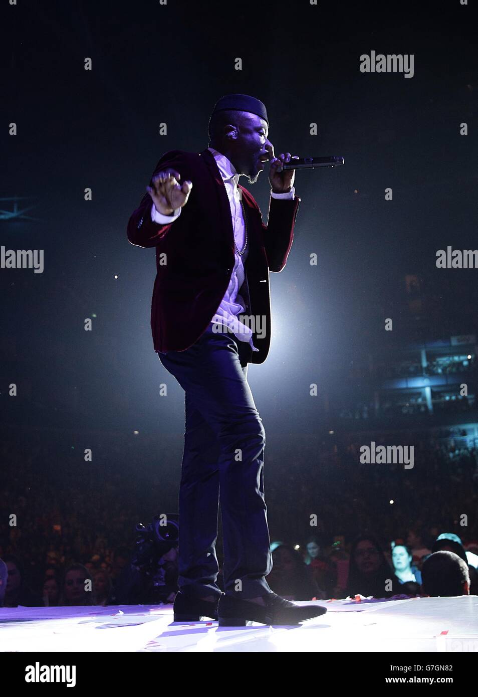 EXCLUSIVE Fuse ODG live on stage during the Capital FM Jingle Bell Ball ...