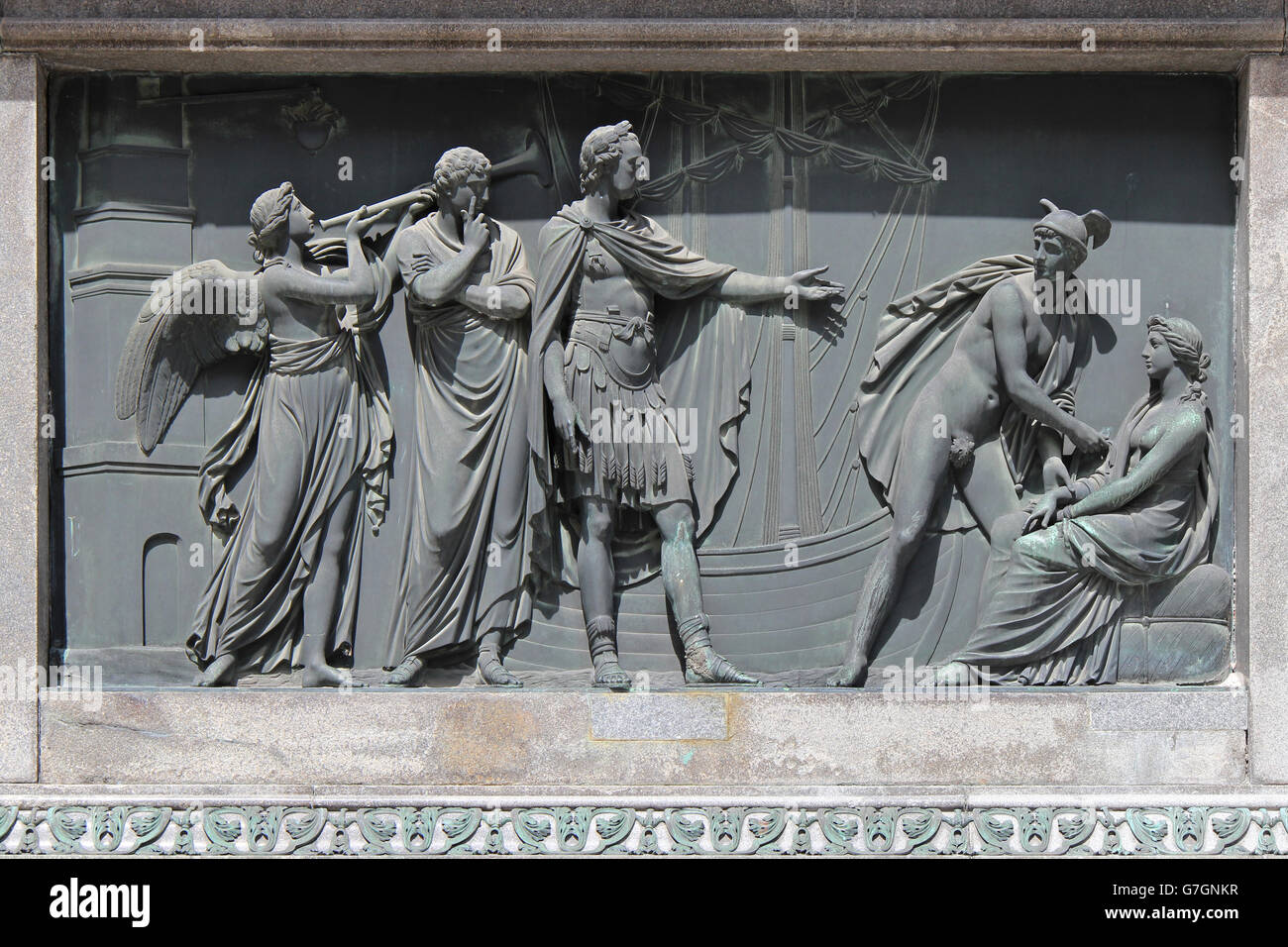 Detail of the Joseph II monument in Vienna (Austria Stock Photo - Alamy