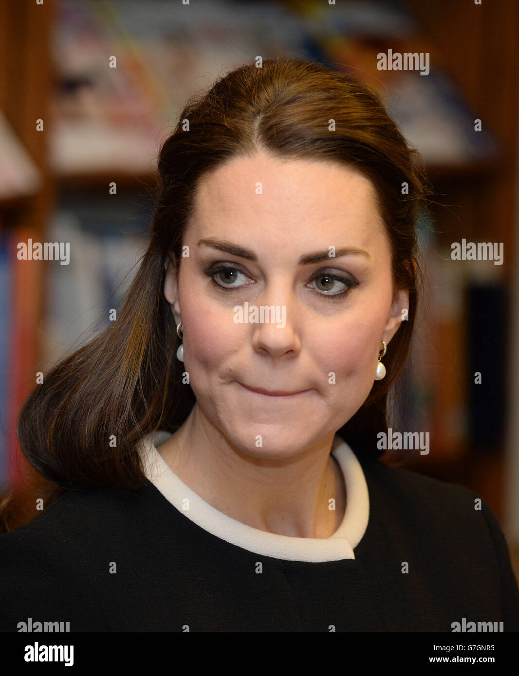The Duchess of Cambridge during a visit to the Northside Center, a ...