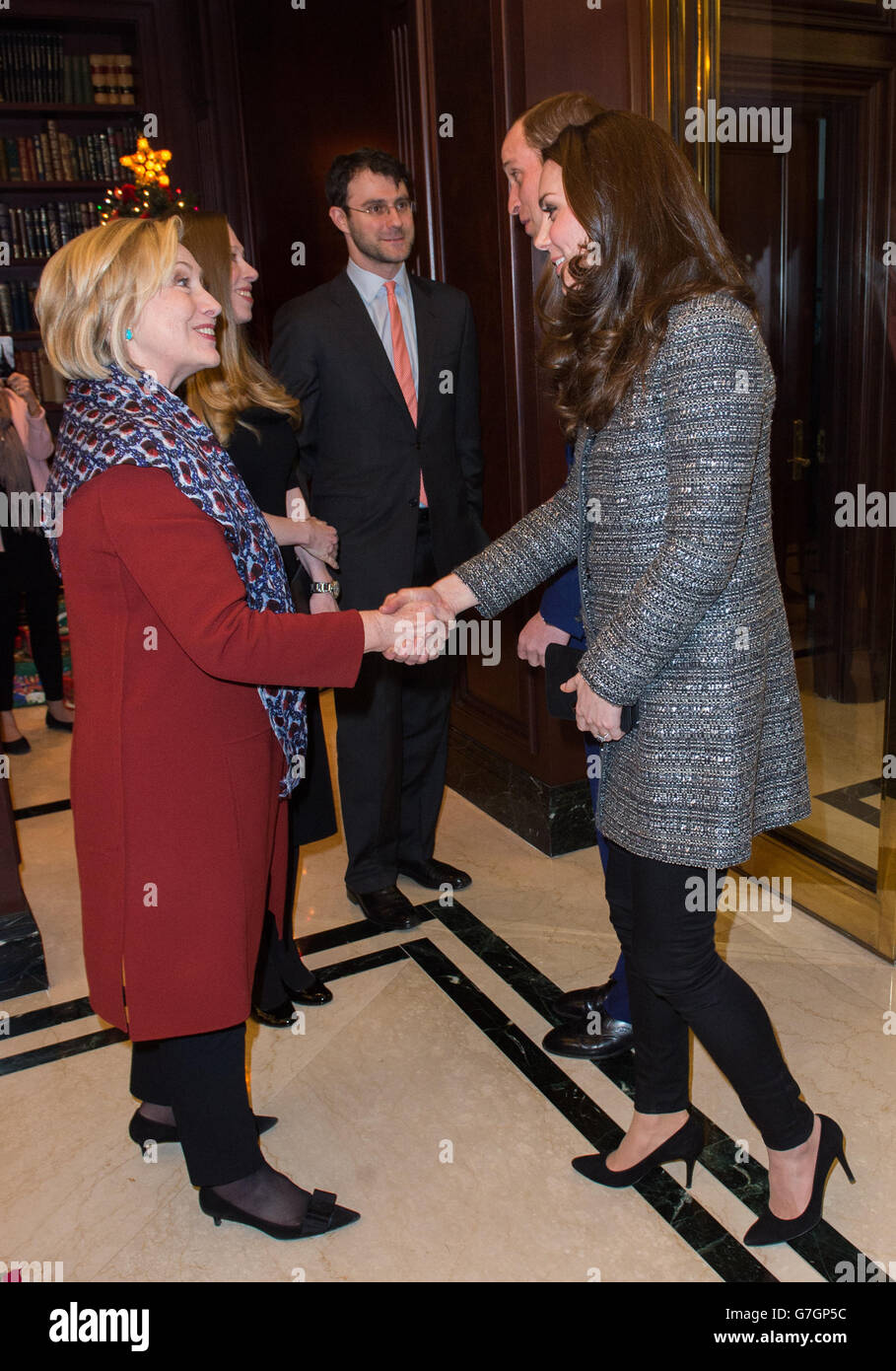 The Duke and Duchess of Cambridge meets former US secretary of state ...
