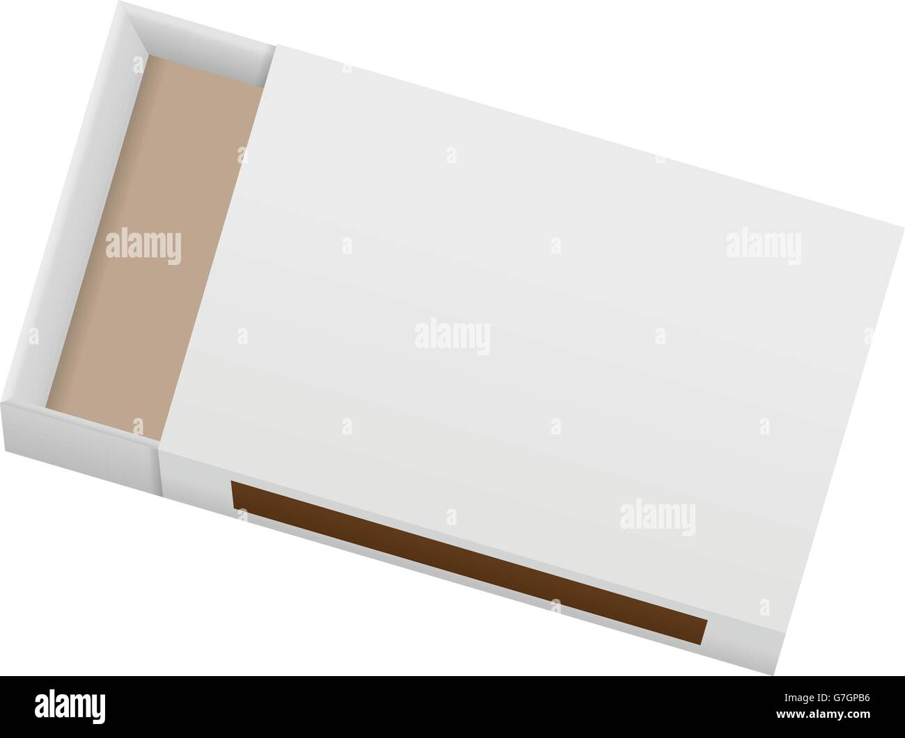 Matchbox on a white background. Vector illustration Stock Vector Image ...