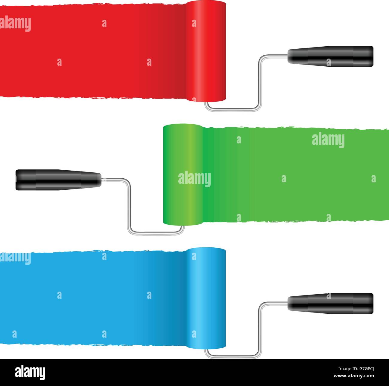 Roller set Stock Vector Images - Alamy