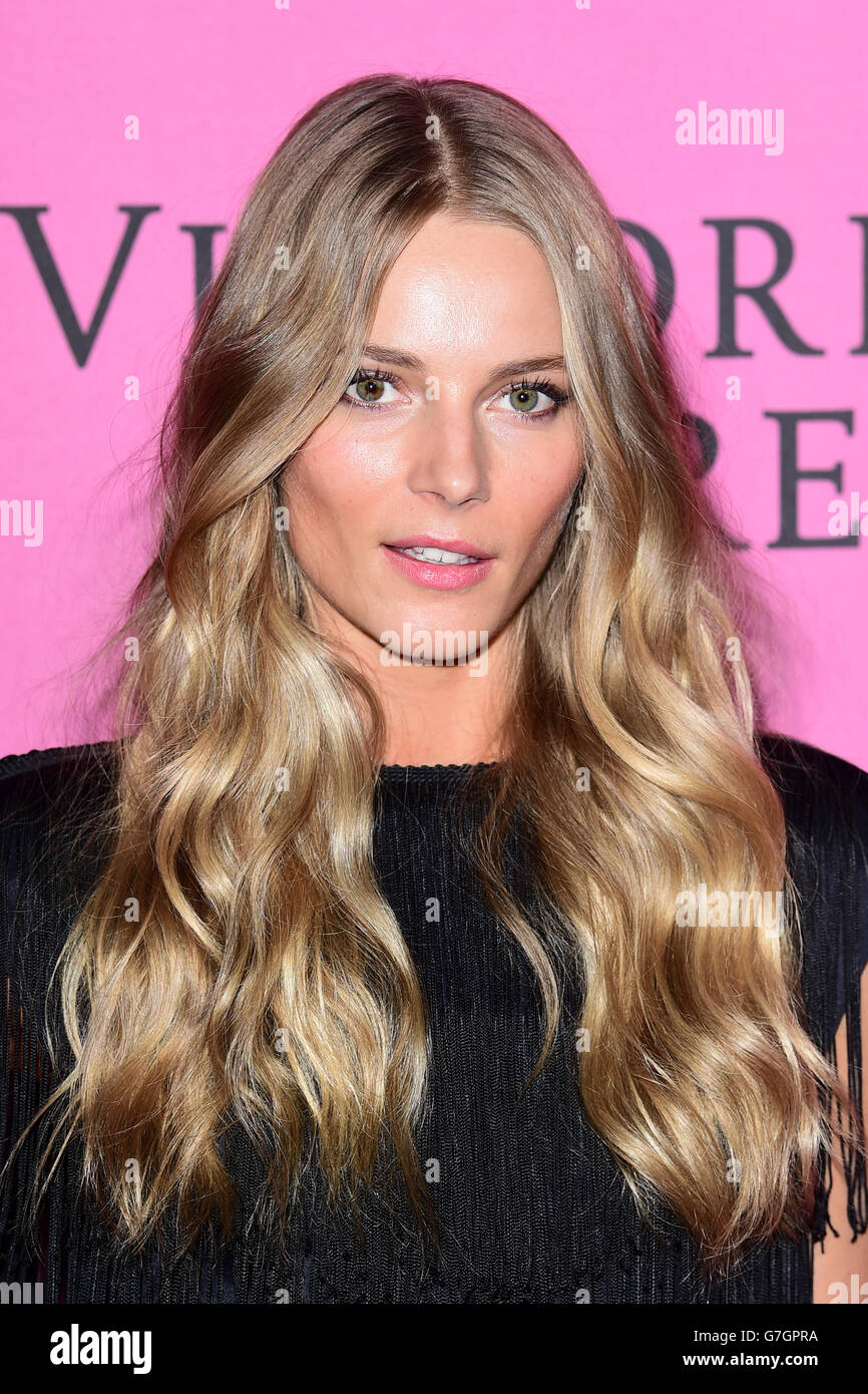 Ieva Laguna arriving for the Victoria's Secret Fashion Show afterparty ...