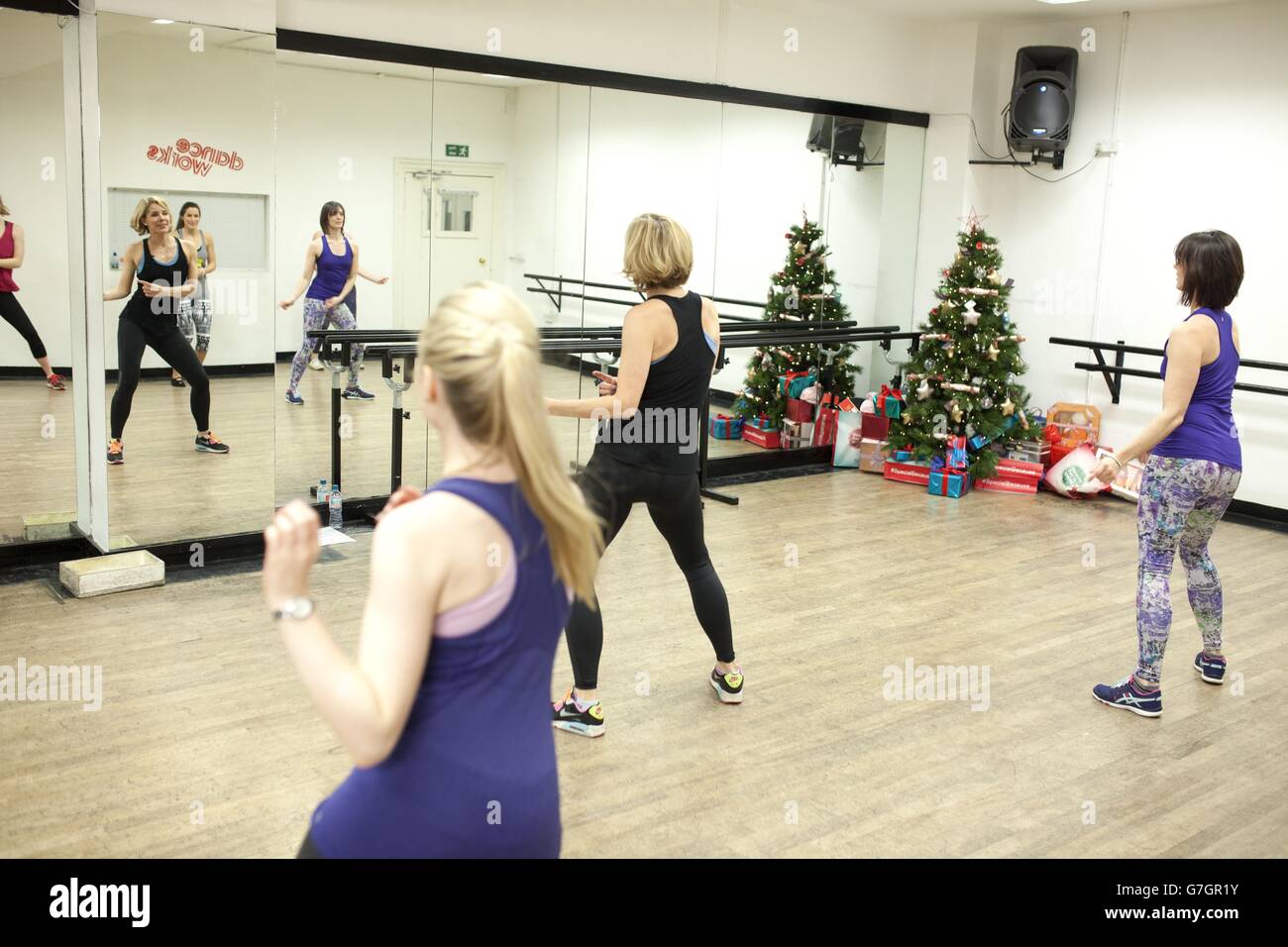 Dance fitness fan Charlie Watson from London surprises her friends with ...