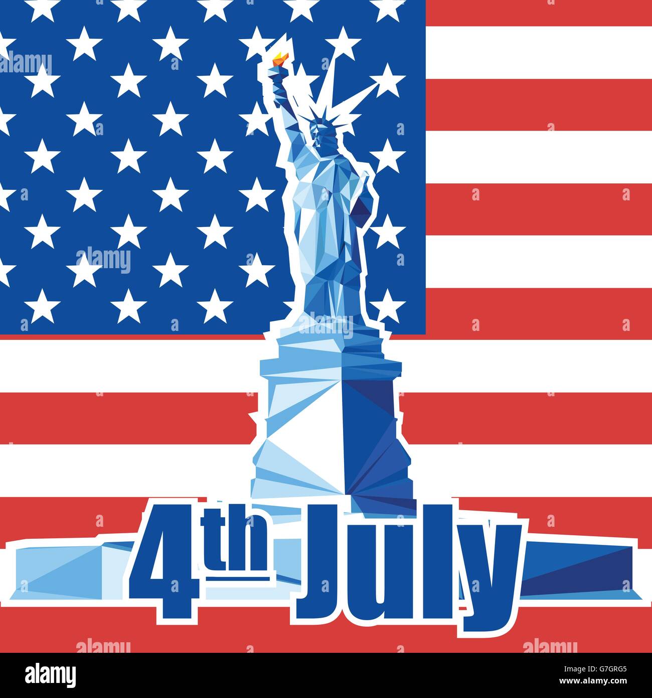Liberty Statue Flyer Stock Vector Images - Alamy