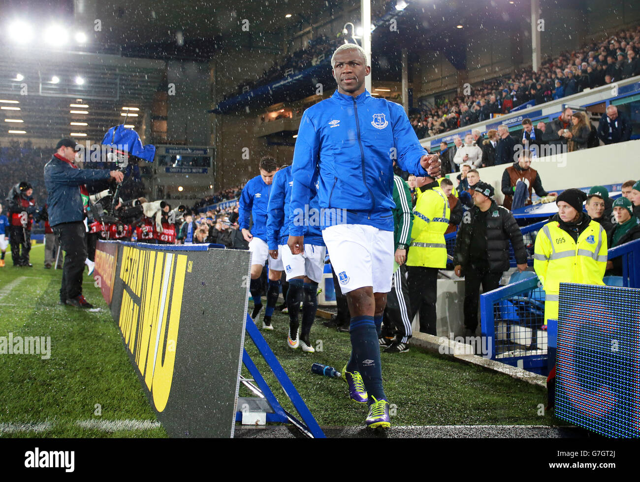 Everton's Arouna Kone during the UEFA Europa League Group H match at ...