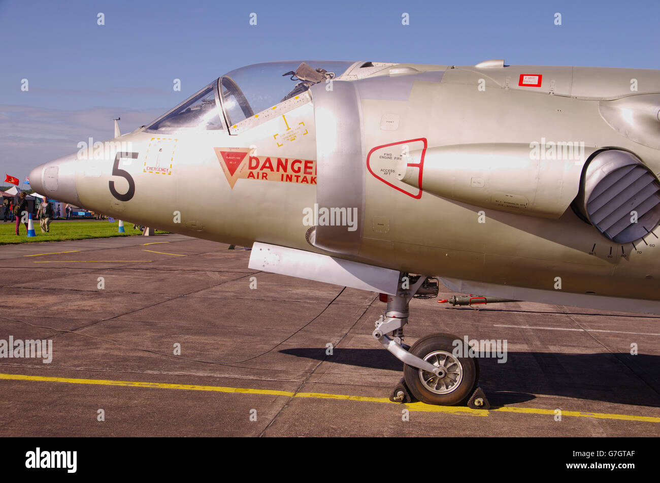 Hawker Siddeley P1127 XS695, at RAF Cosford Stock Photo - Alamy