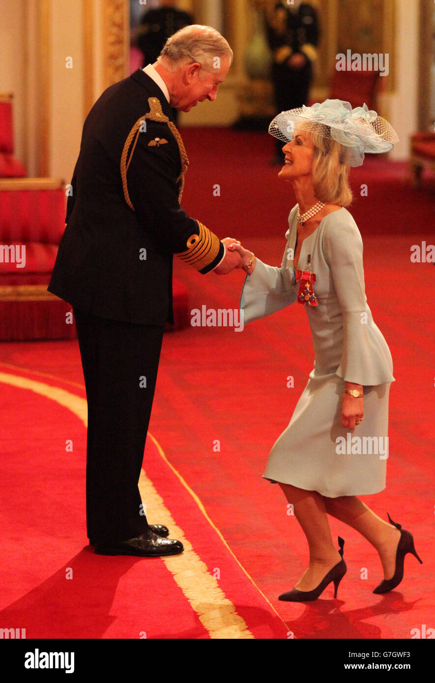 Penelope, Viscountess Cobham from London is made a Commander of the ...