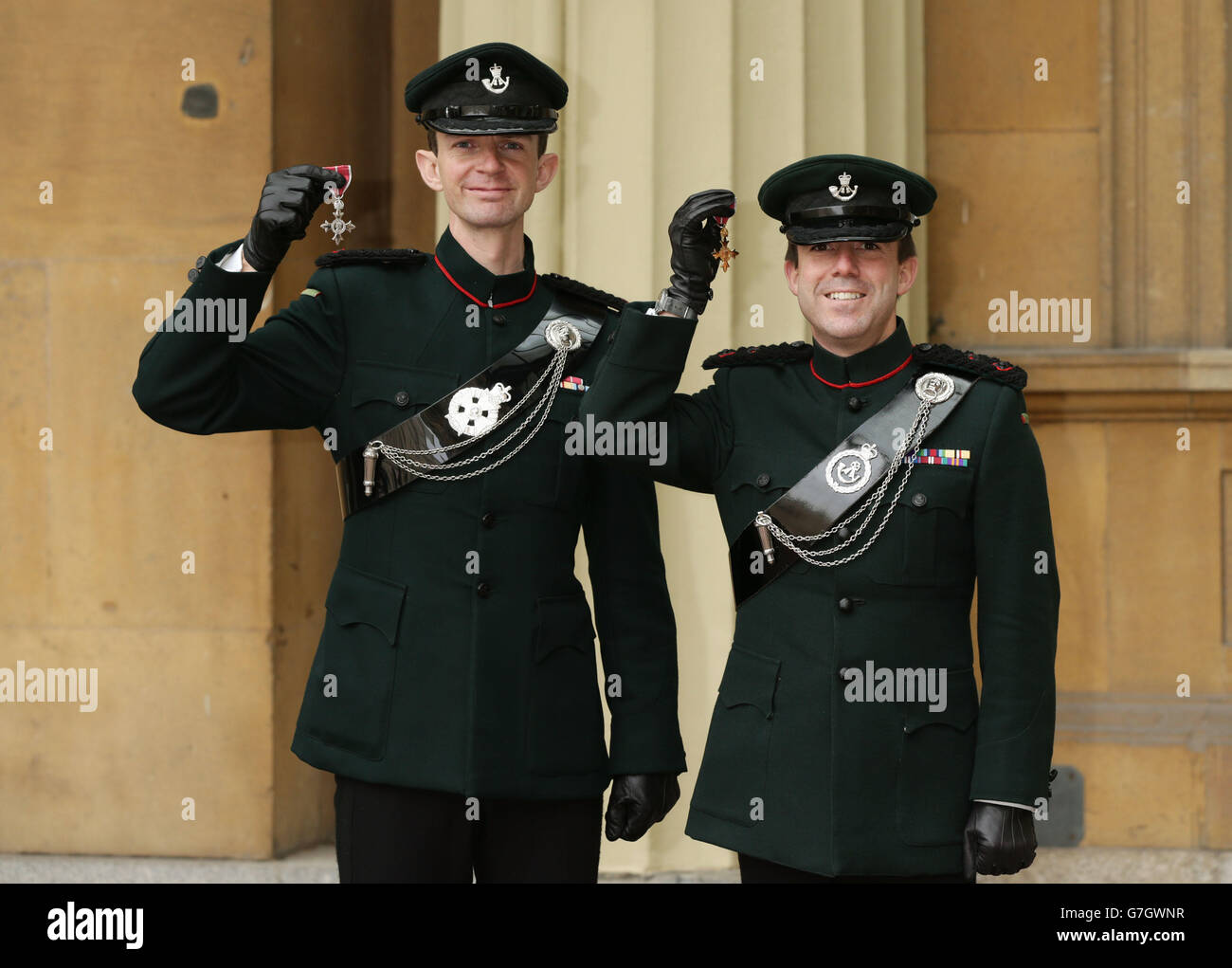 Major Gary Sawyer (left) and Lieutenant Colonel Thomas Bewick, both ...