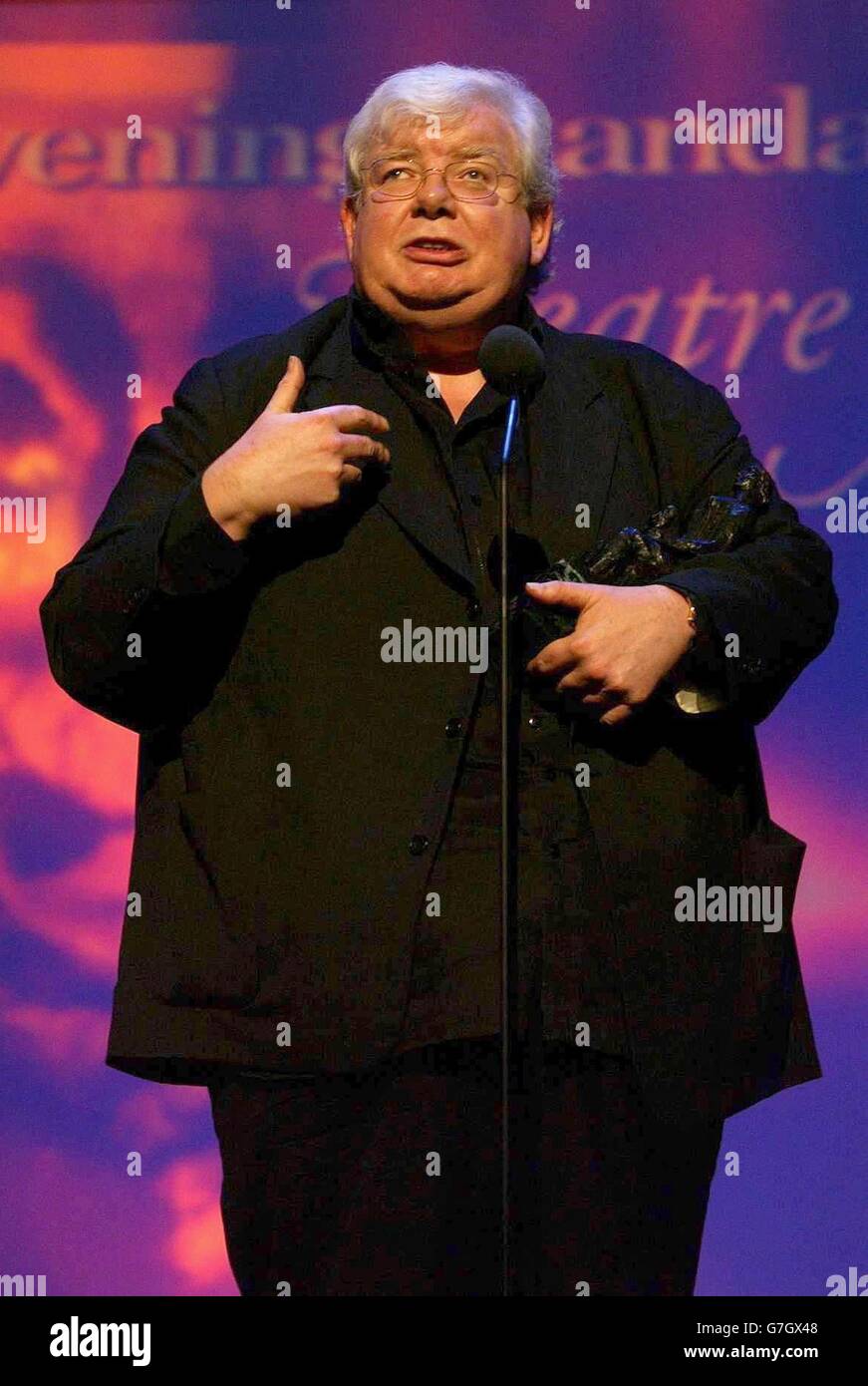 Celebrity showbiz theatre awards actor richard griffiths hi-res stock ...