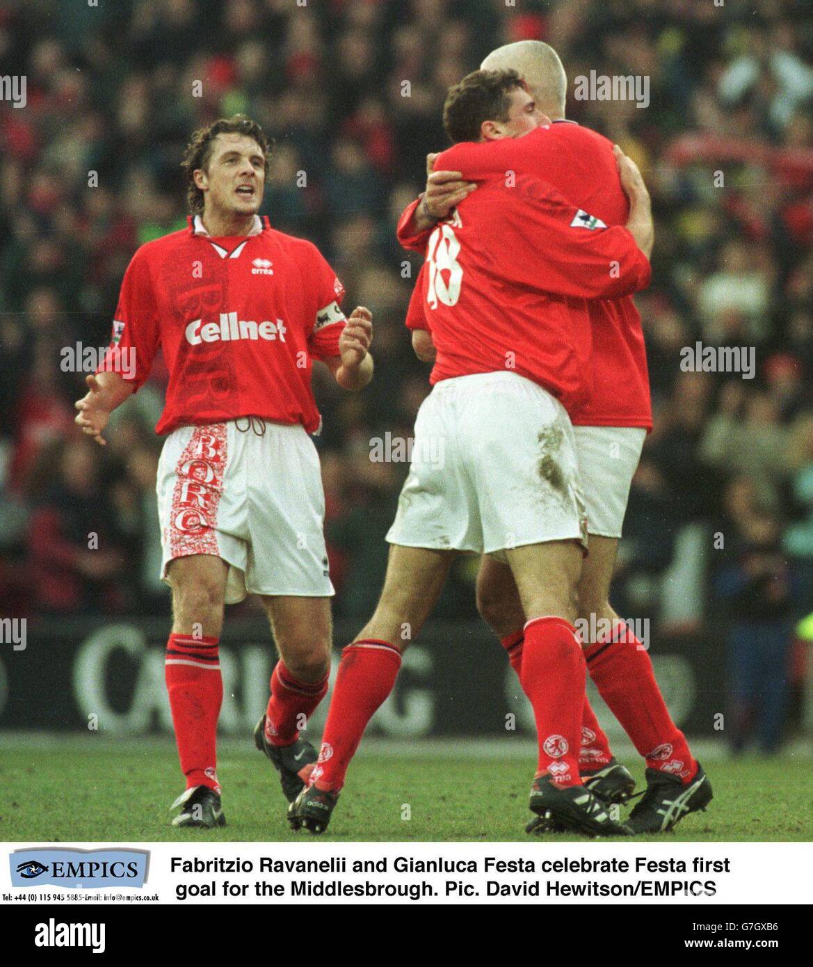 Gianluca festa celebrate his first goal for the middlesbrough hi-res ...