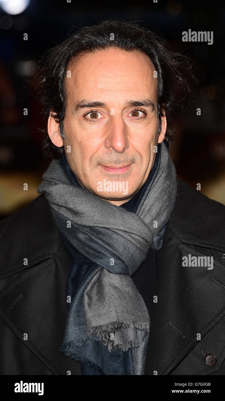 Alexandre Desplat attending the UK premiere of the film, Unbroken, at ...