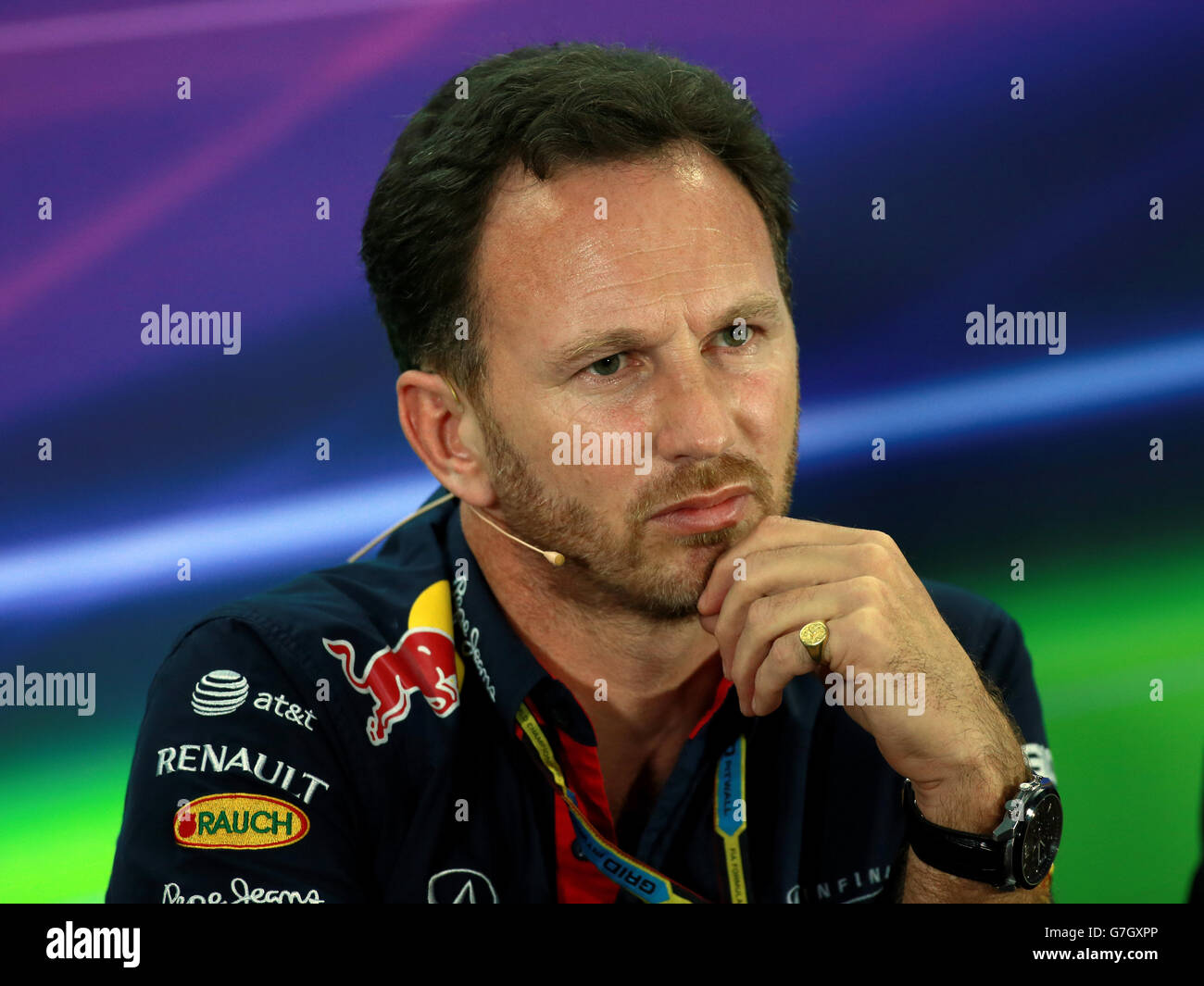 Red bull team principal christian horner yas marina circuit hi-res stock photography and images ...