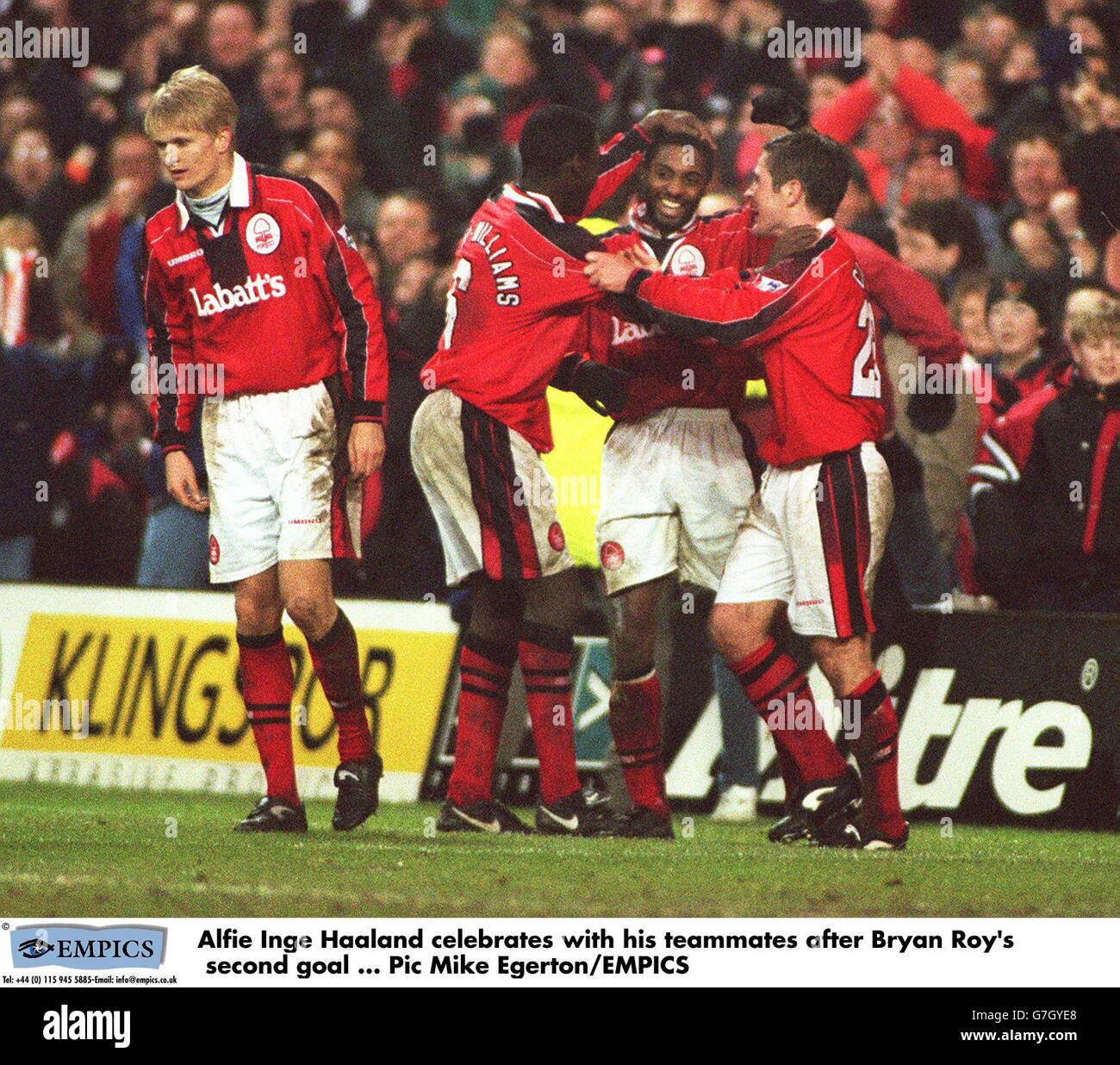 Alfie haaland forest goal hi-res stock photography and images - Alamy