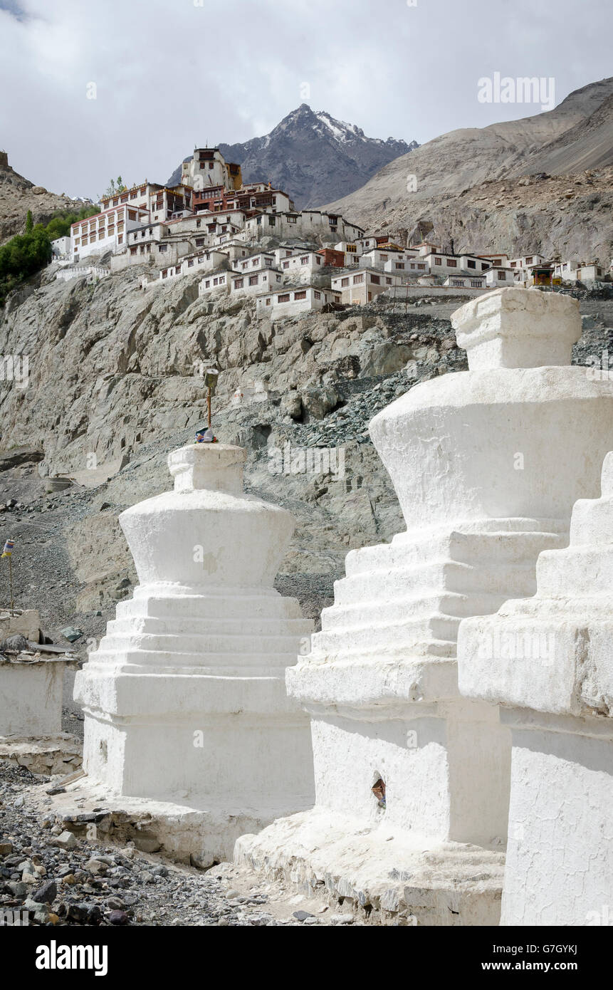 Chorten gompa monastery ladakh india hi-res stock photography and ...