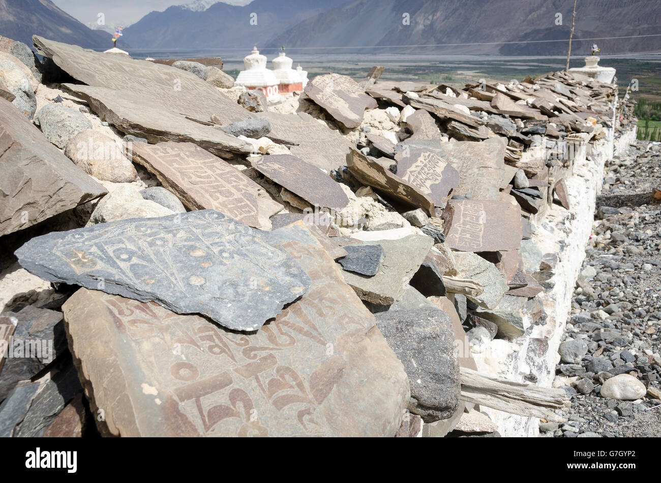 Mani stone prayer walls hi-res stock photography and images - Alamy