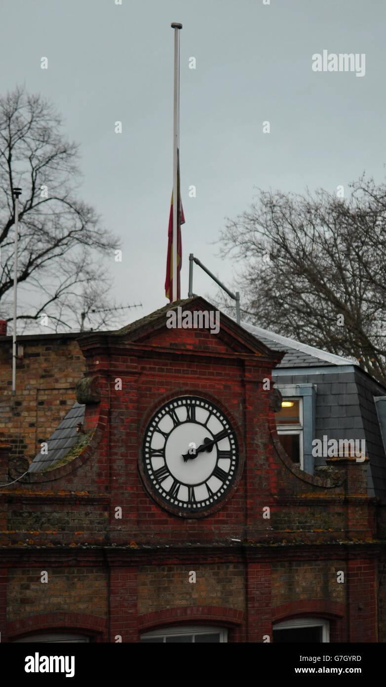 Clock at lords cricket ground hi-res stock photography and images - Alamy