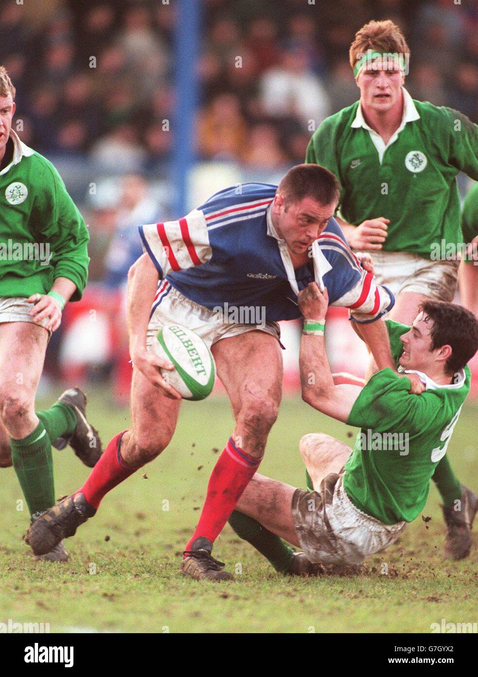 Rugby Union ... Ireland A v France A. Pierre Raschi, France A is ...