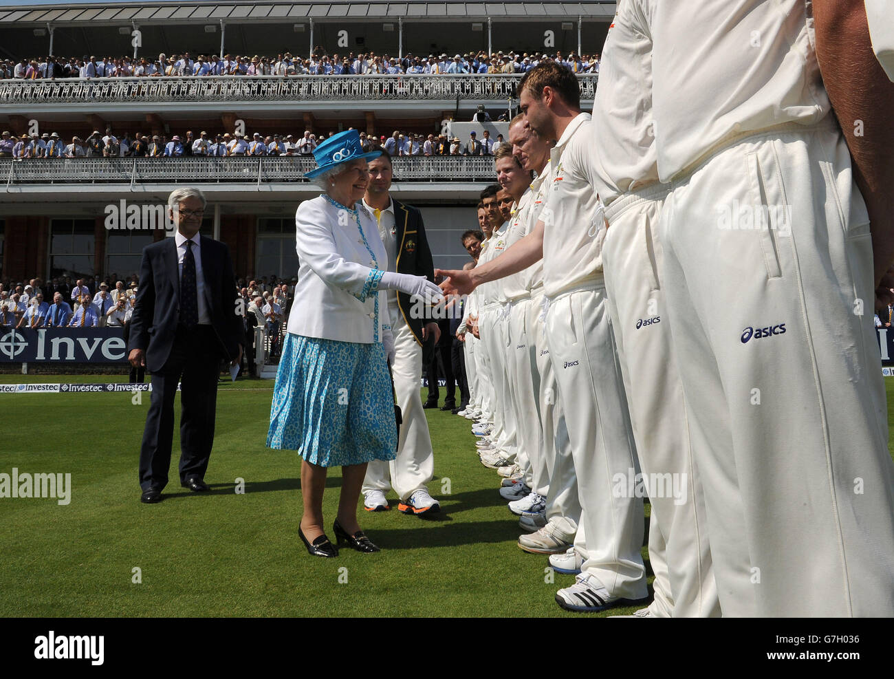 Queen at lords cricket ground 2013 hi-res stock photography and images ...
