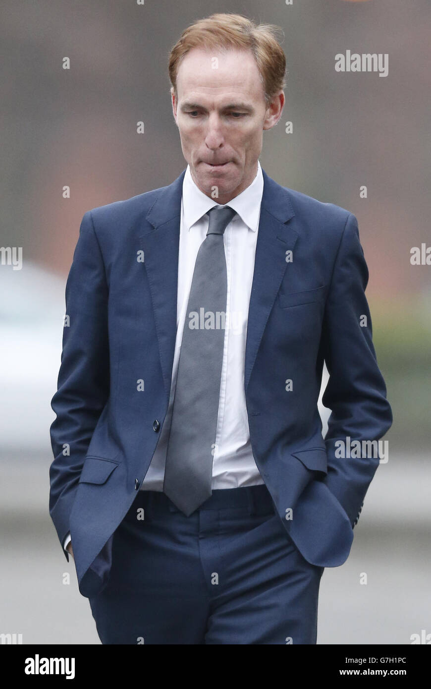 Jim Murphy MP arriving ahead of a service of remembrance held at ...