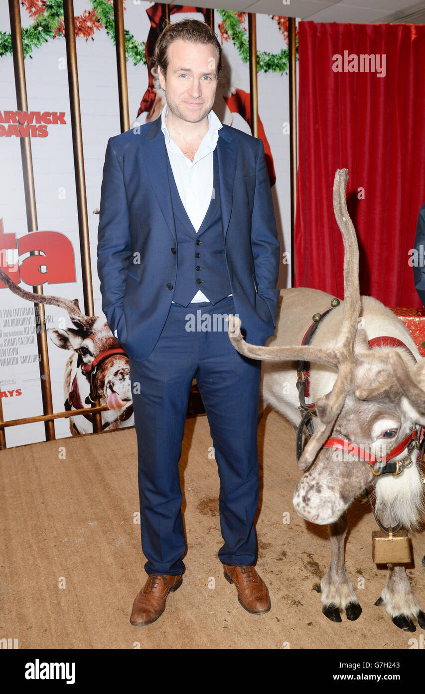 Rafe Spall attends the world premiere of Get Santa at the Vue West End ...