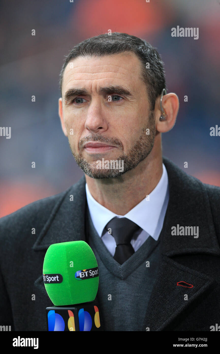 Bt sport pundit and former arsenal player martin keown hi-res stock ...