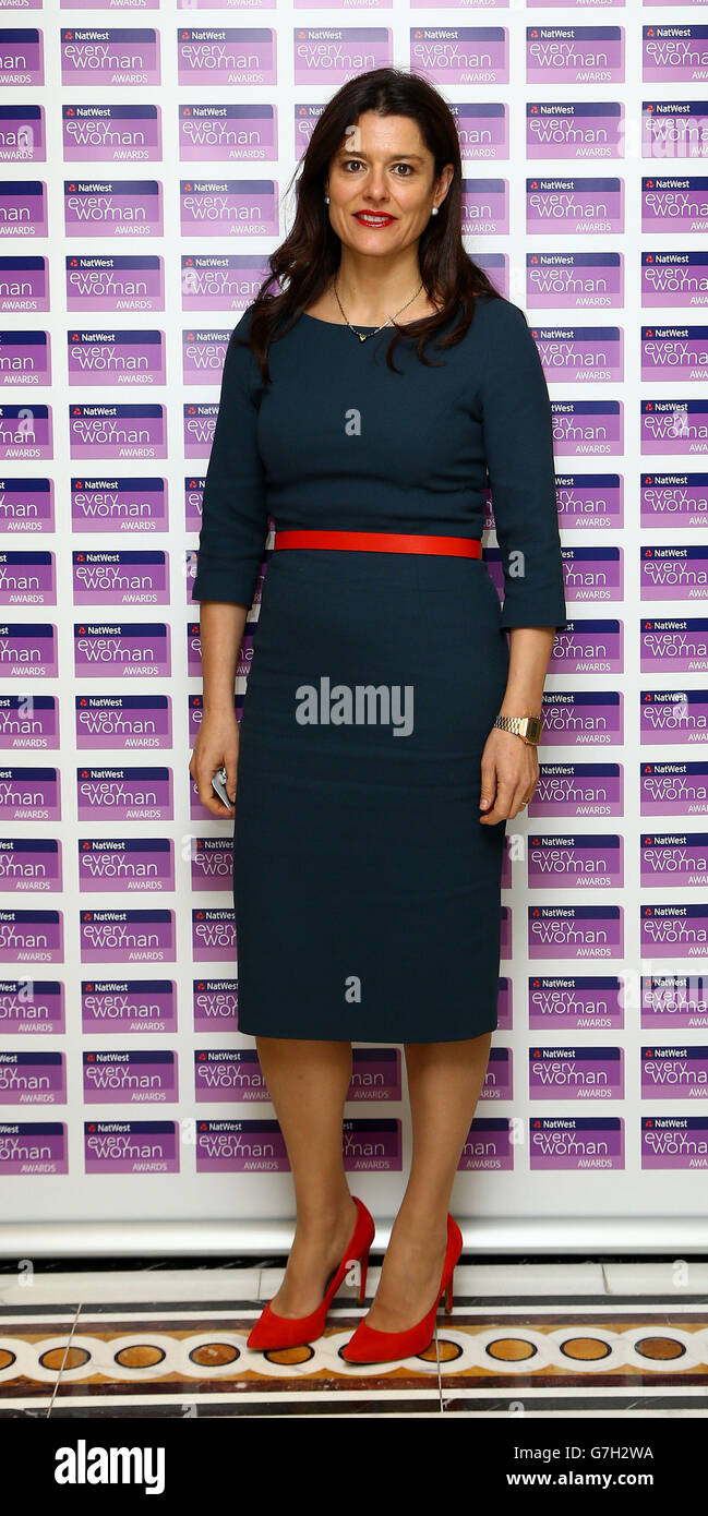 Miriam Gonzalez Durantez arrives for the NatWest everywoman Awards at ...