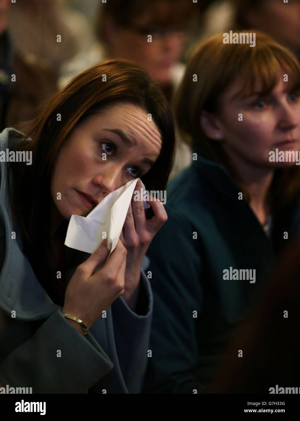 Mary Collins (left) and Bridie Conway who's sister Sandra Collins went ...