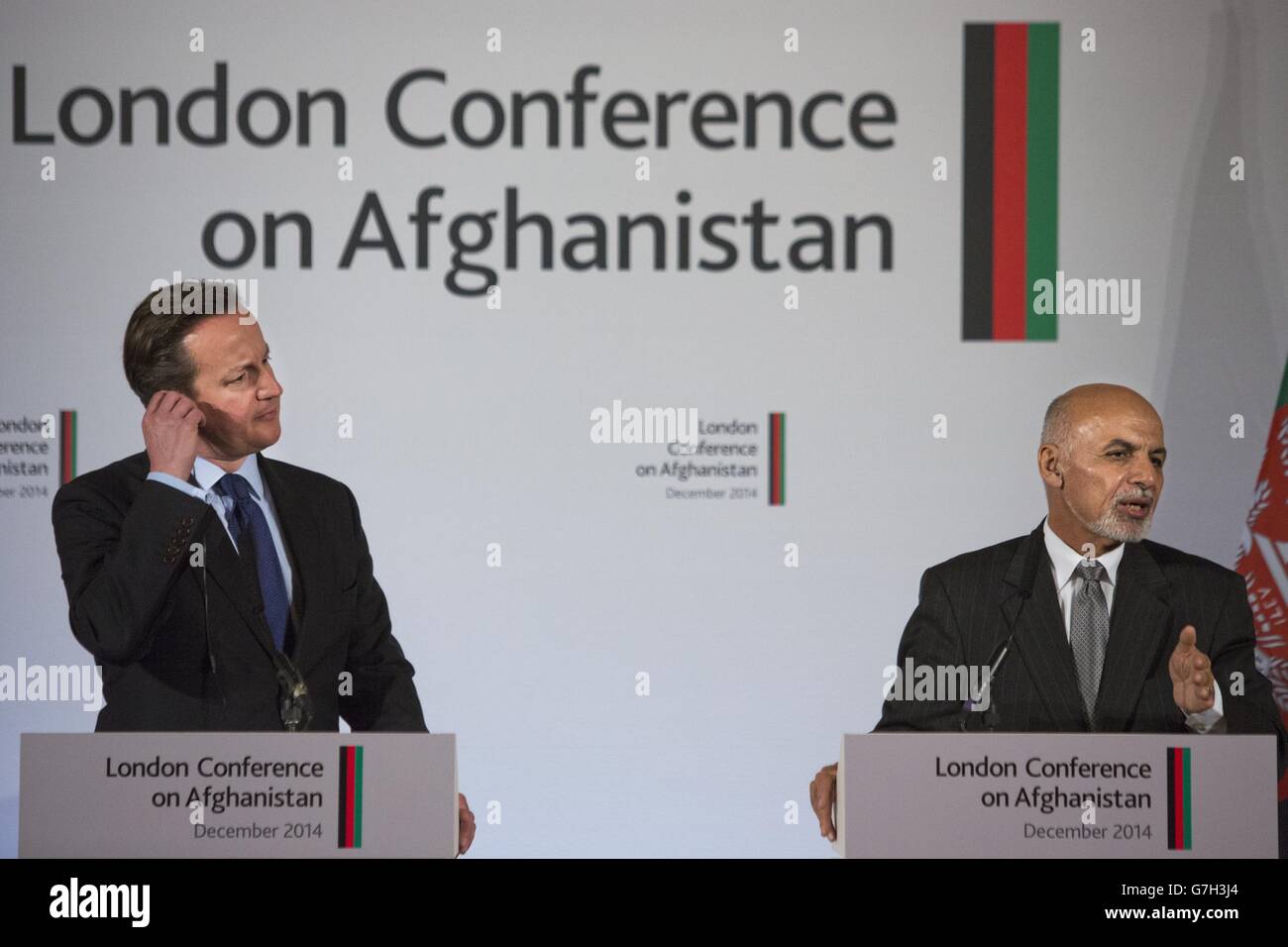 Joint news conference lancaster house hi-res stock photography and ...