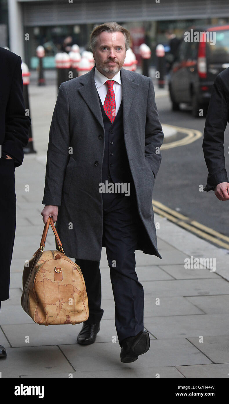 Former owner of Glasgow Rangers, Craig Whyte arrives at the Royal ...