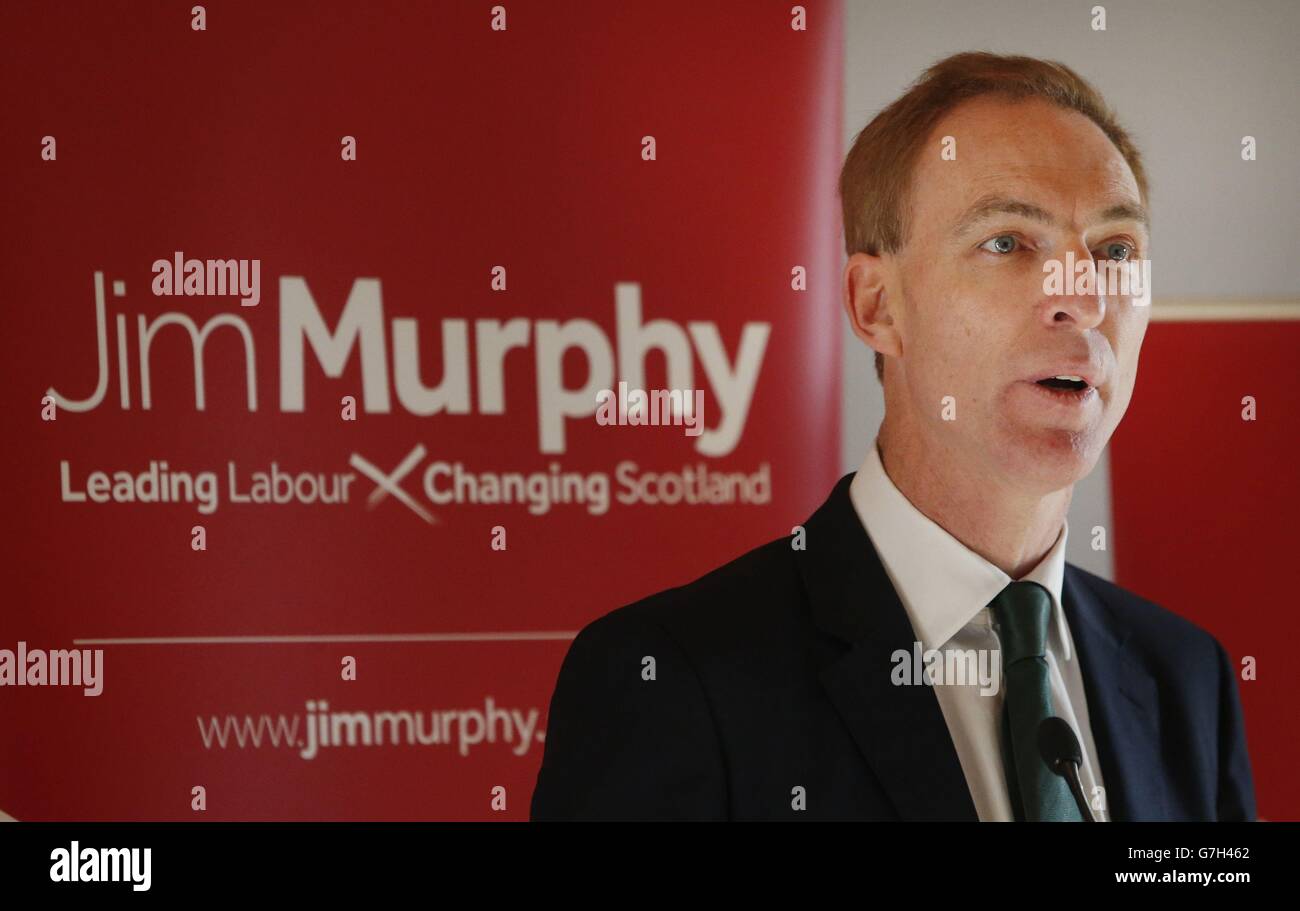 Jim murphy speech hi-res stock photography and images - Alamy