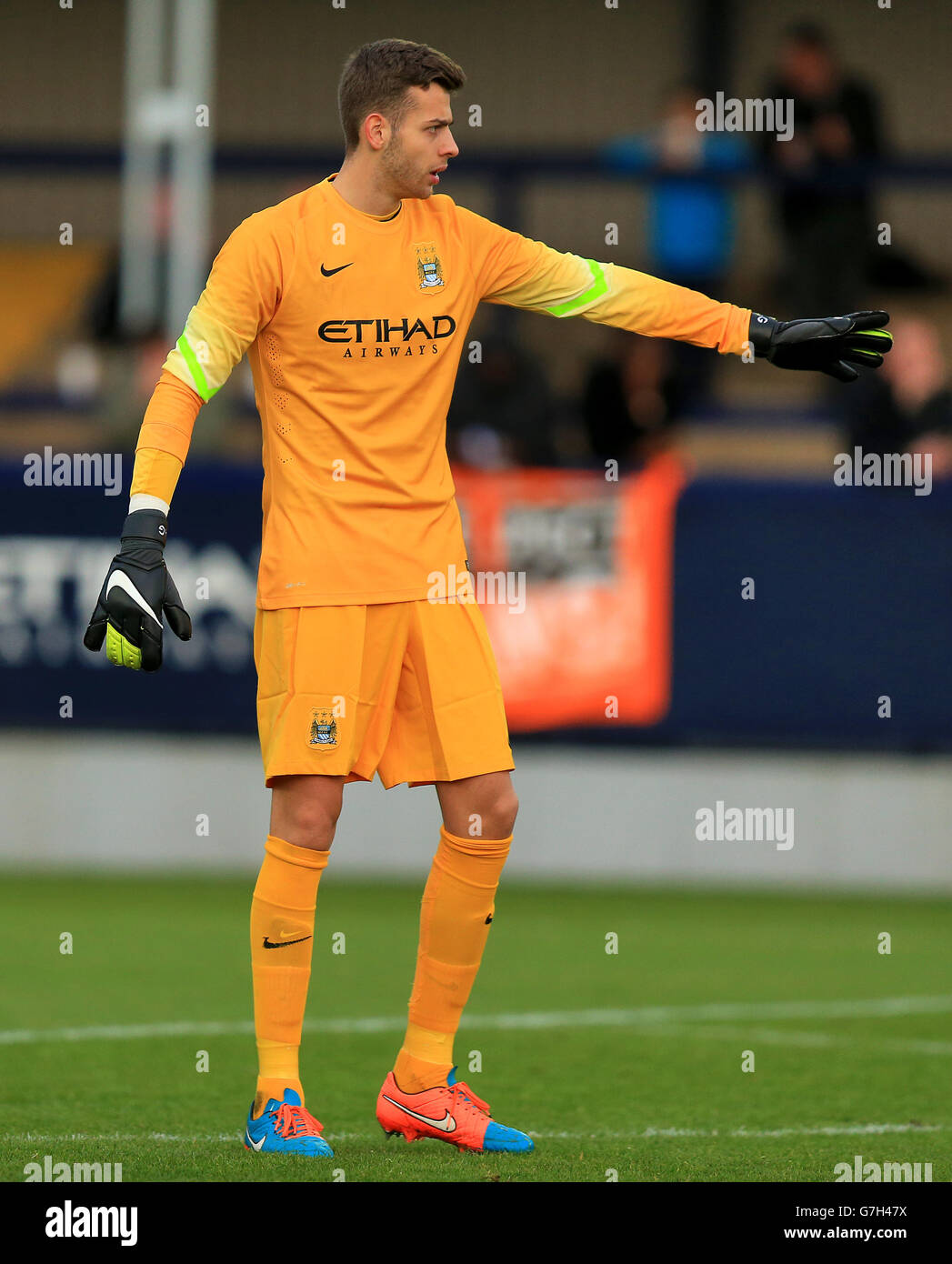 Manchester city goalkeeper angus gunn hi-res stock photography and ...
