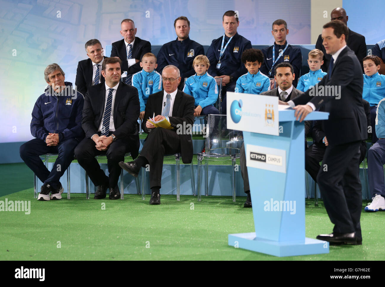Soccer - Manchester City Training Ground Official Launch Stock Photo ...