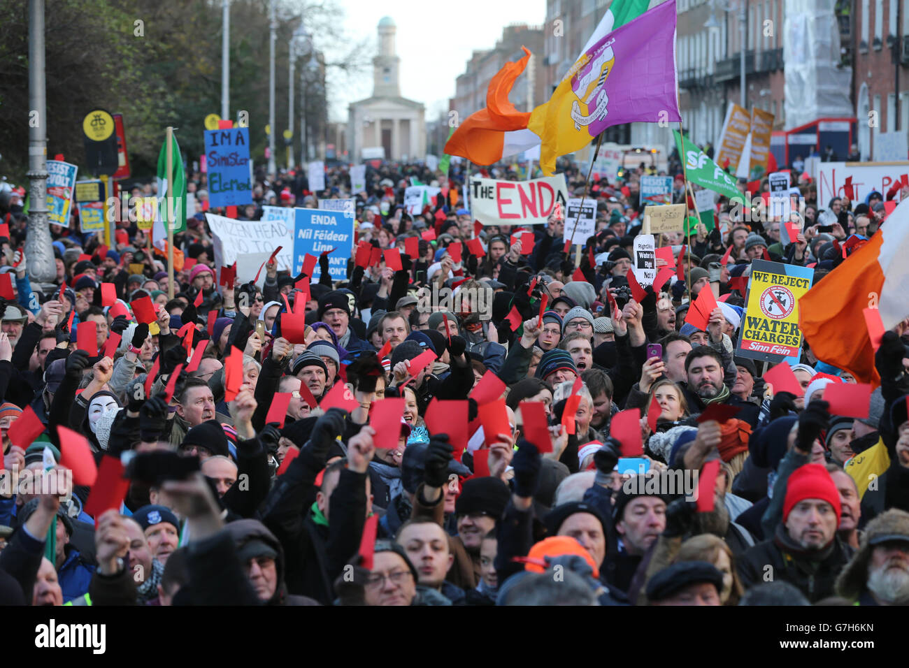 Right2Water protest - Dublin Stock Photo - Alamy
